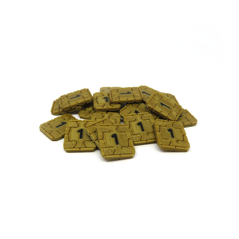 Credit Tokens for Underwater Cities - 35 Pieces