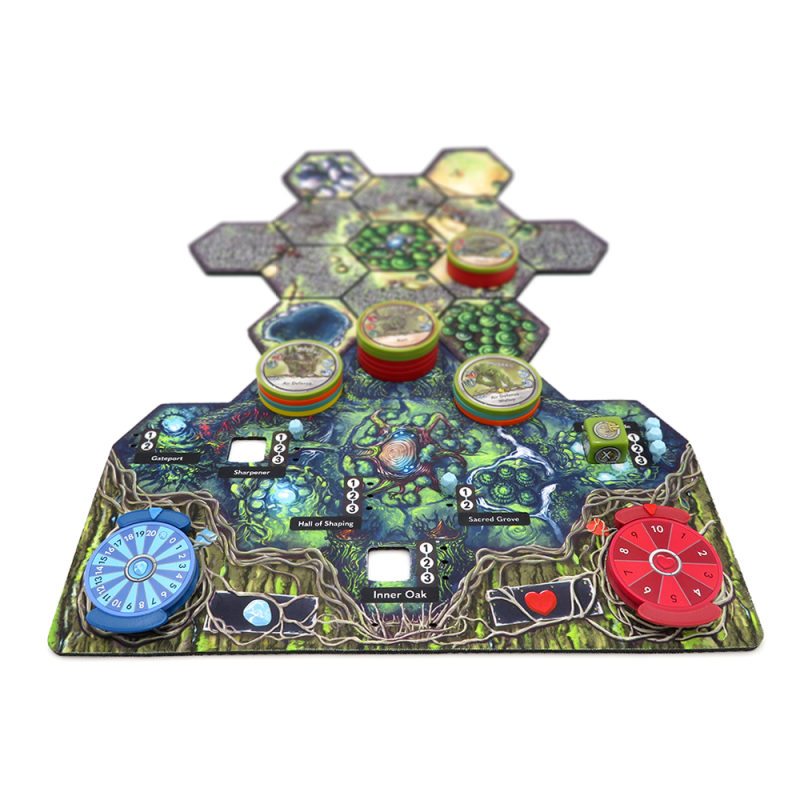 Tracker Holders & Faction Marks for Cloudspire - 15 Pieces