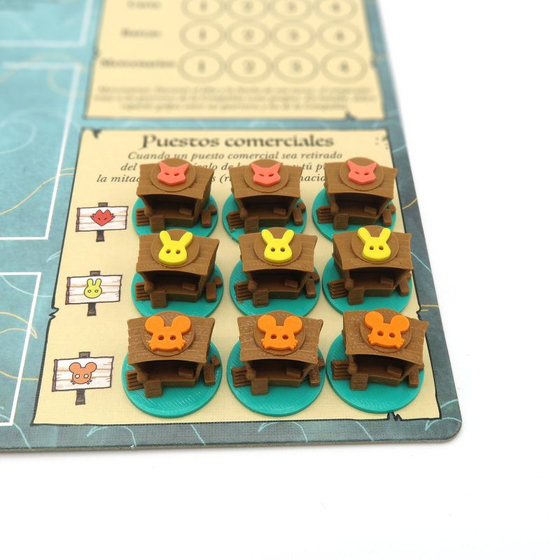 Full upgrade kit for Root™ - 108 Pieces. Accessories for your board game