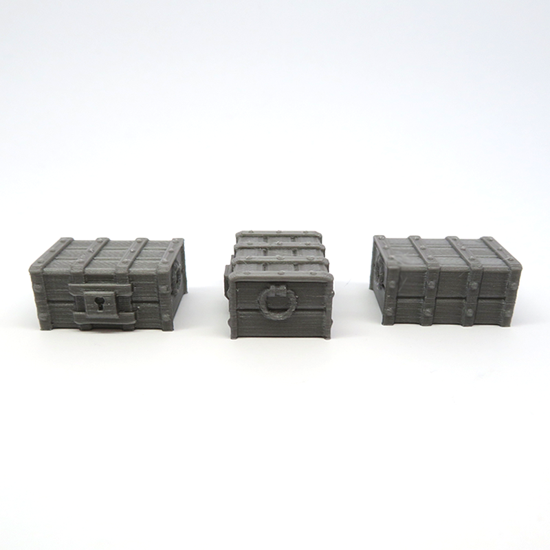 Numbered Treasure Chests for Gloomhaven - 5 pieces