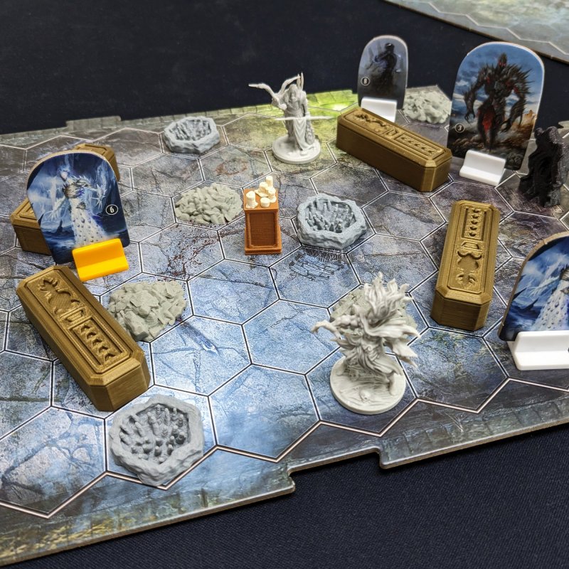 Full Scenery pack for Frosthaven™ - 156 Pieces. Board game accessories