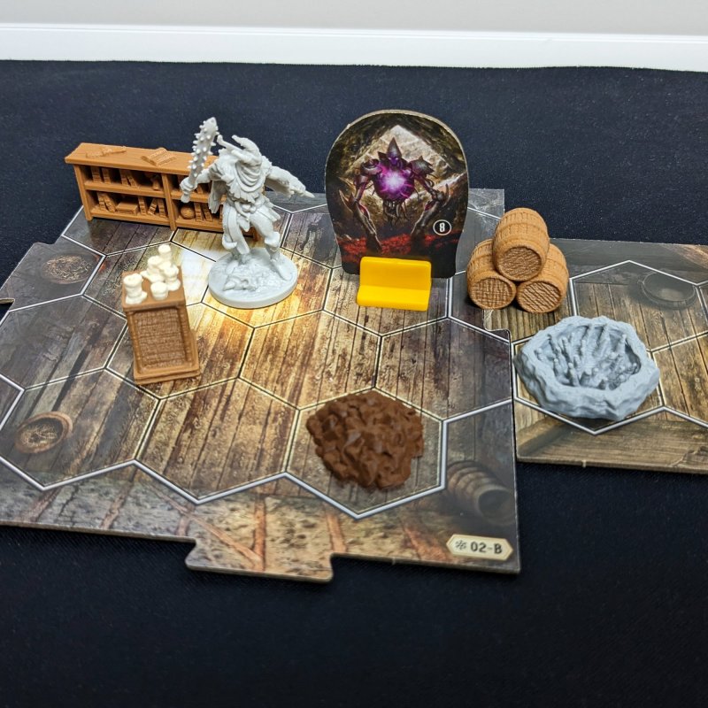 Full Scenery pack for Frosthaven™ - 156 Pieces. Board game accessories