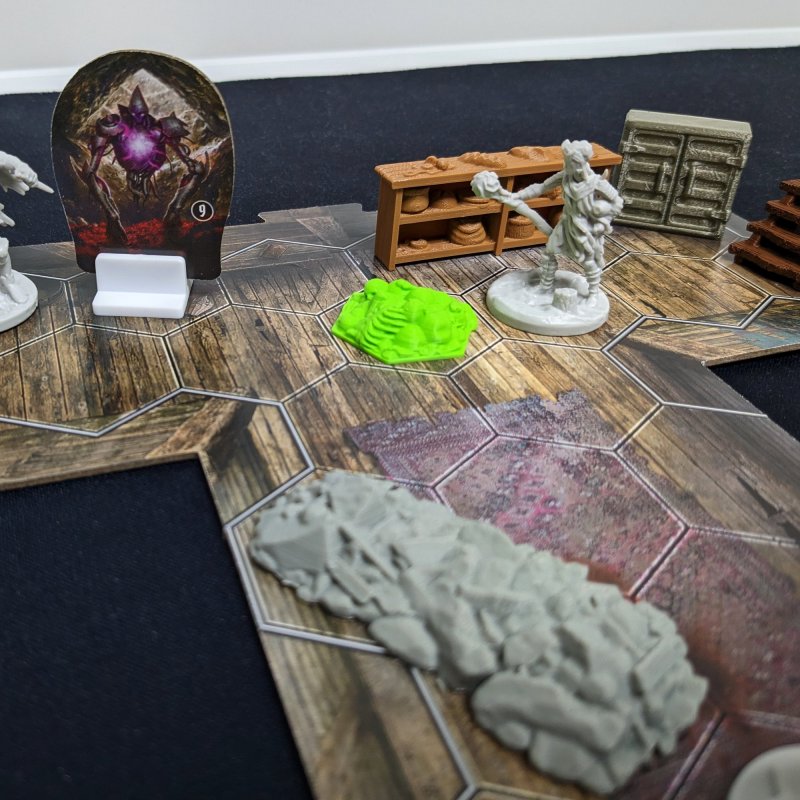 Full Scenery pack for Frosthaven™ - 156 Pieces. Board game accessories