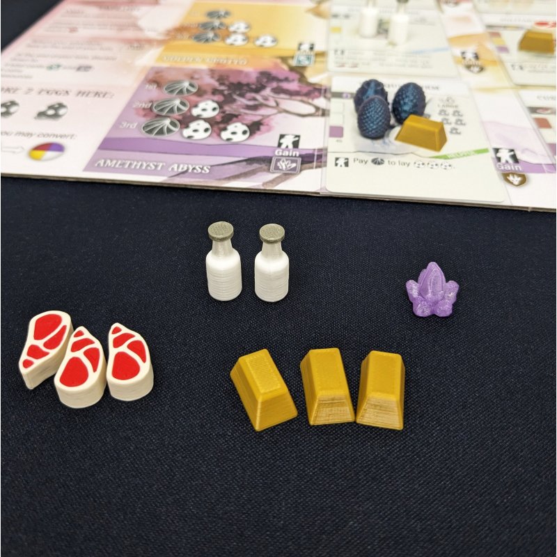 Upgrade kit for Wyrmspan. Board Game Accessories, Components and Tokens