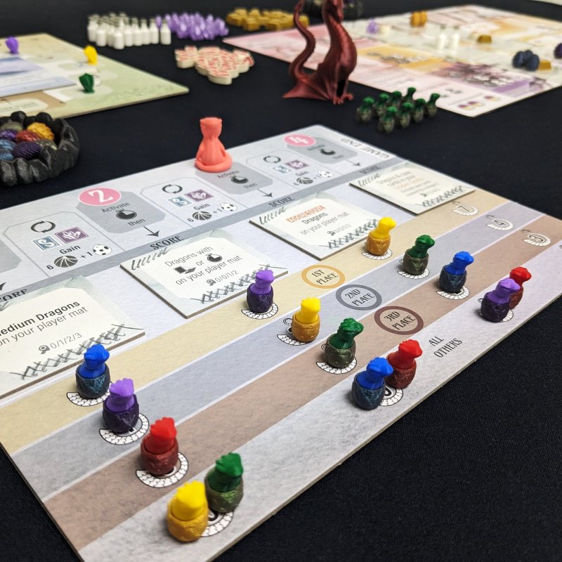 Upgrade kit for Wyrmspan. Board Game Accessories, Components and Tokens