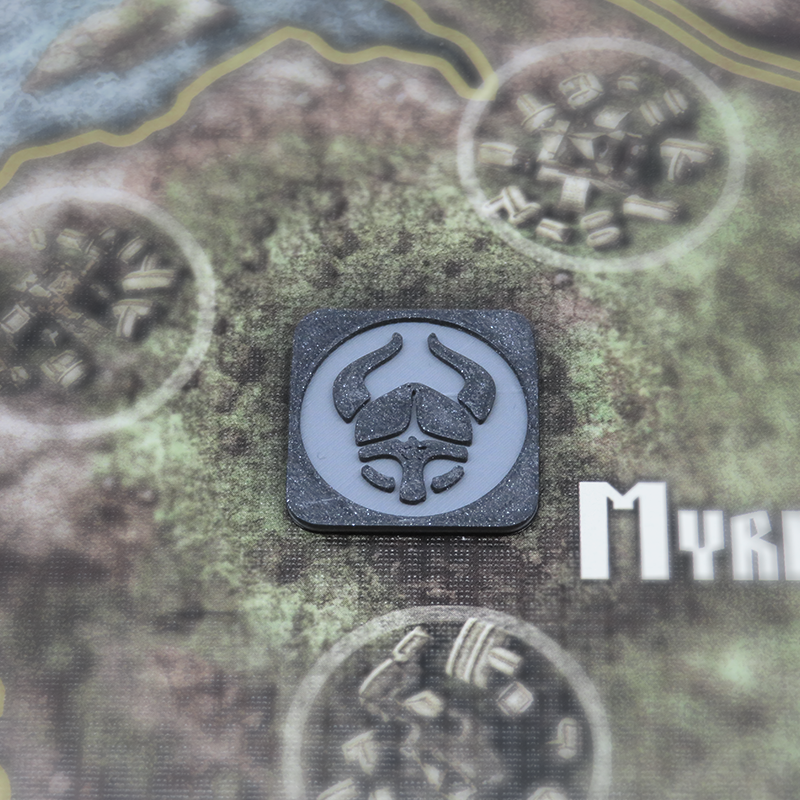 Tokens Multicolor de Saqueo para Blood Rage - 9 piezas